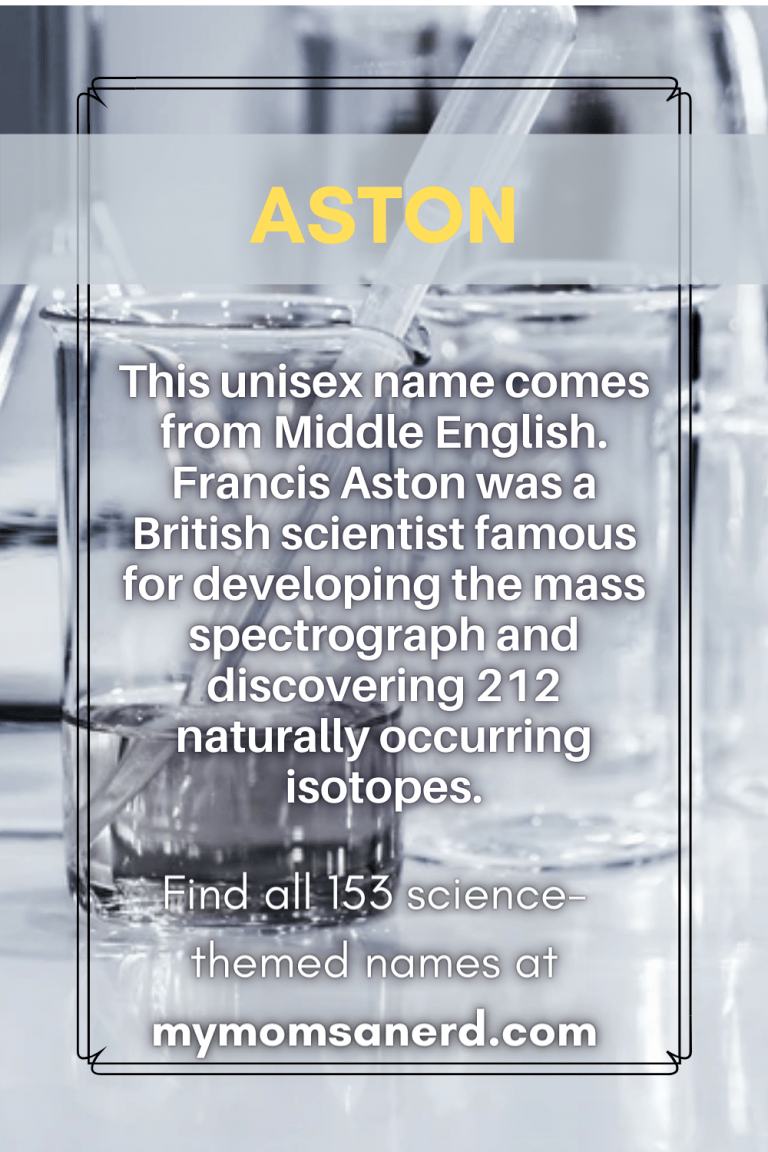 153 Science Baby Names: Baby Names for Science Nerds and Geeks • My Mom ...