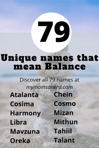Names That Mean Balance- 79 Great Ideas for Girls and Boys • My Mom's a ...