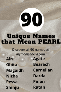Names That Mean Pearl (90 Beautiful Ideas for Boys and Girls) • My Mom ...