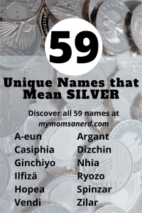 59 Beautiful Names That Mean Silver (and Their Cultural Context) • My ...