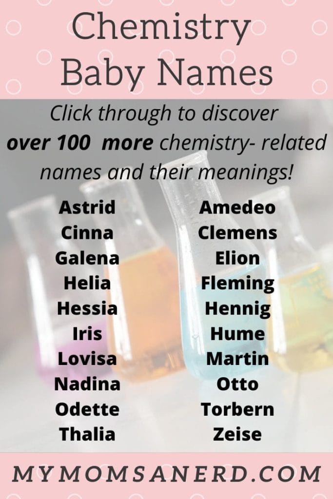 Chemistry Baby Names: 135 Geeky Chemistry Related Names and Their ...